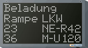 Alphanumerisches Display - WIBOND Informationssysteme GmbH ...