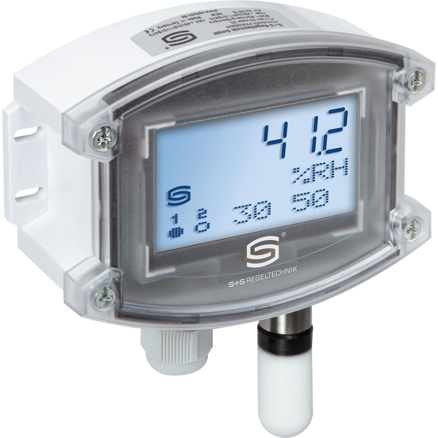 Thermo-Hygrostat / Raum - AHT-30W-U LCD - S+S Regeltechnik ...