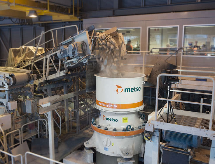 Kegelbrecher - Nordberg® GP series - Metso Automation - stationär