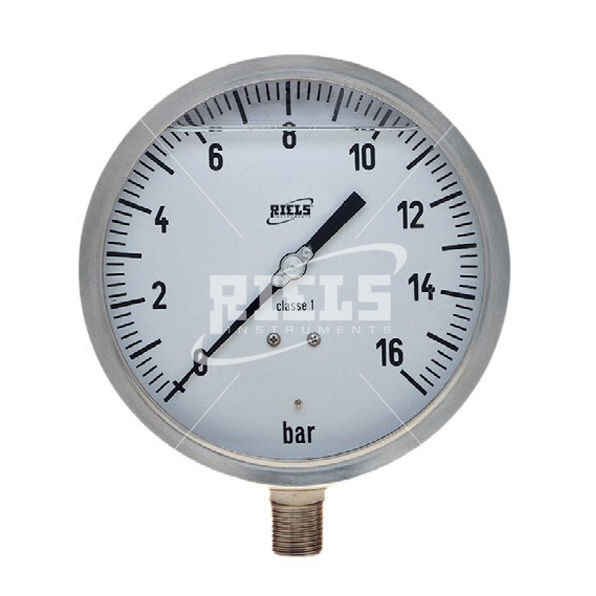 Analoges Manometer - RIB800 - Riels Instruments - Gewinde / Edelstahl ...