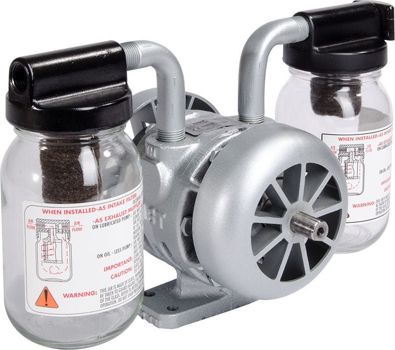 Drehschieber-Vakuumpumpe - 0740 series - GAST - geschmiert / einstufig ...