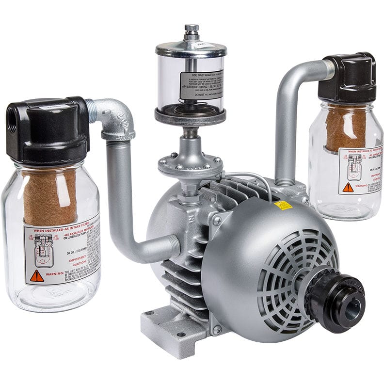 Drehschieber-Vakuumpumpe - 1065 series - GAST - geschmiert / einstufig ...