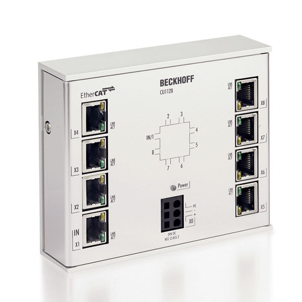 Ethernet-Port-Multiplier - CU1128 - Beckhoff Automation
