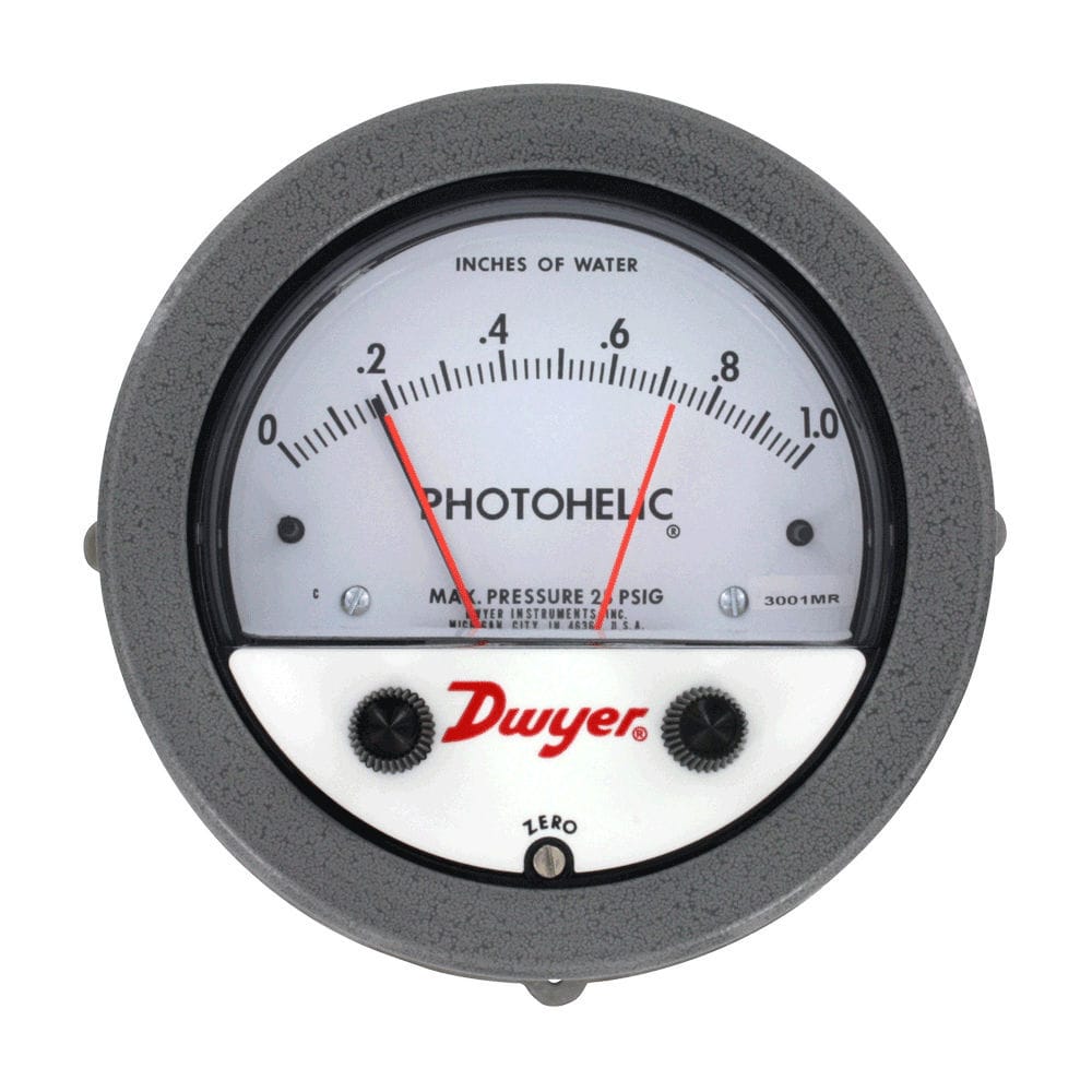 Differential-Manometer - Photohelic® 3 series - DWYER - analog ...