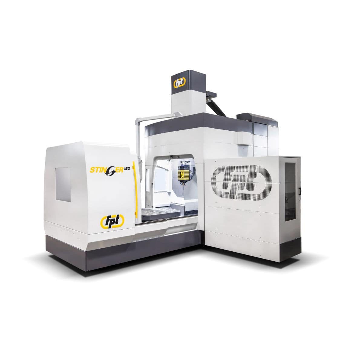 Vertikale CNC-Fräsmaschine - STINGER - FPT INDUSTRIE - 5-Achs / mit Rotationstisch / für die ...