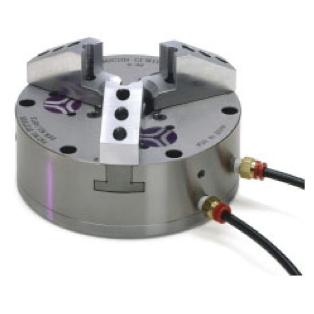 Kraftspannfutter - NR series - Microcentric - 3-Backen / stationär ...