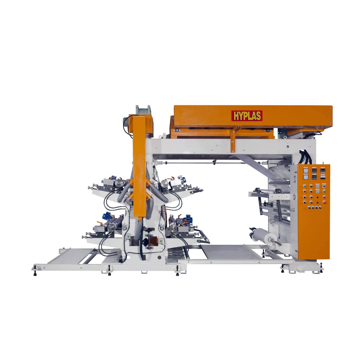 Inline-Flexodruckmaschine - HP-FG (IN) SERIES (4 COLORS) - HYPLAS ...