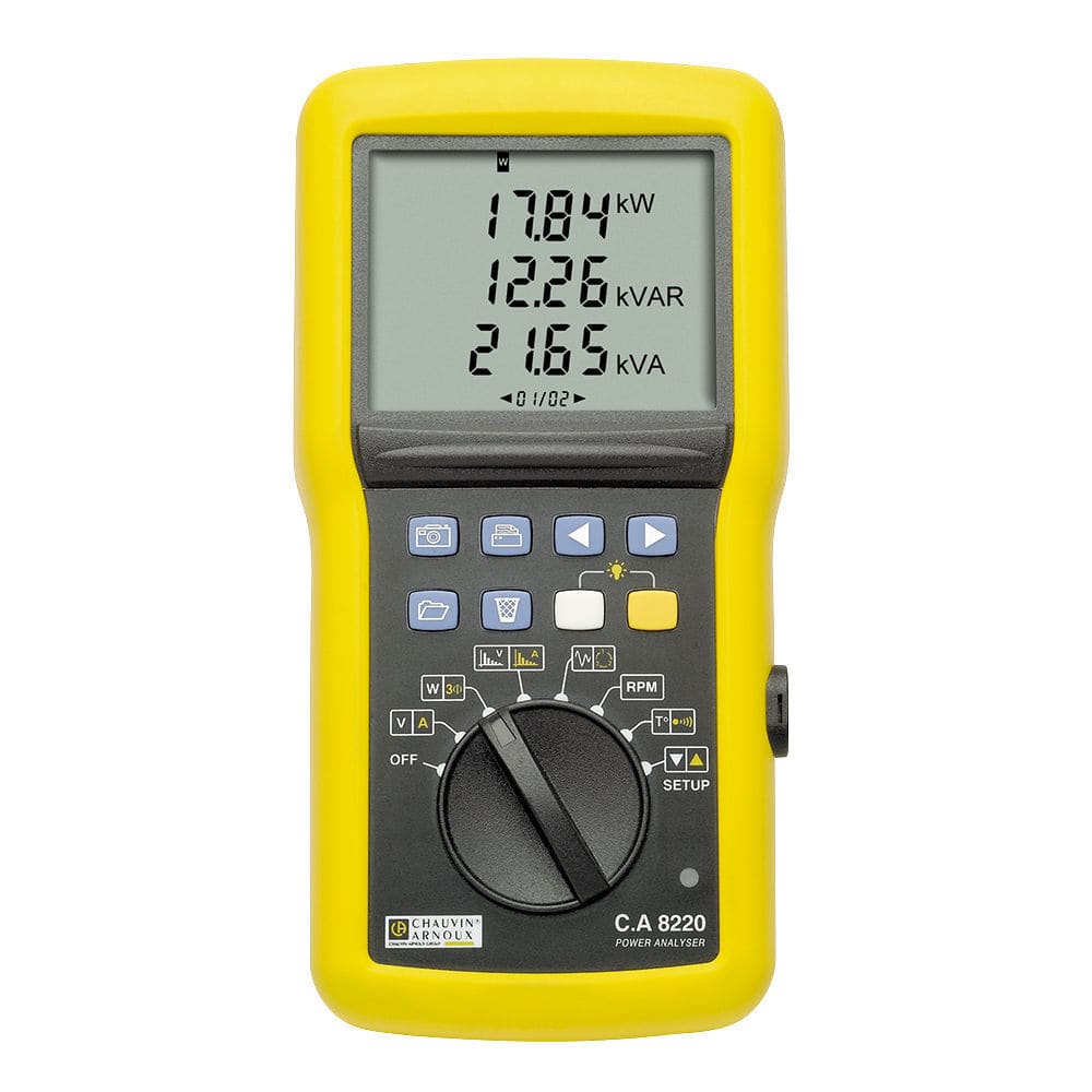 Multimeter-Leistungsmessgerät - CA 8220 - CHAUVIN ARNOUX - Wirkleistung / Blindleistung ...