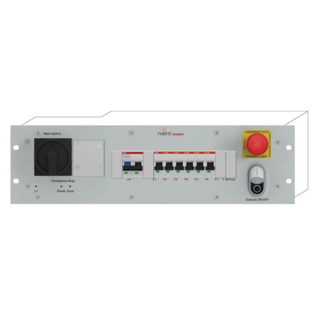 19"-Rack-Stromverteiler - 21270-011 - nVent Schroff GmbH - IEC / AC ...