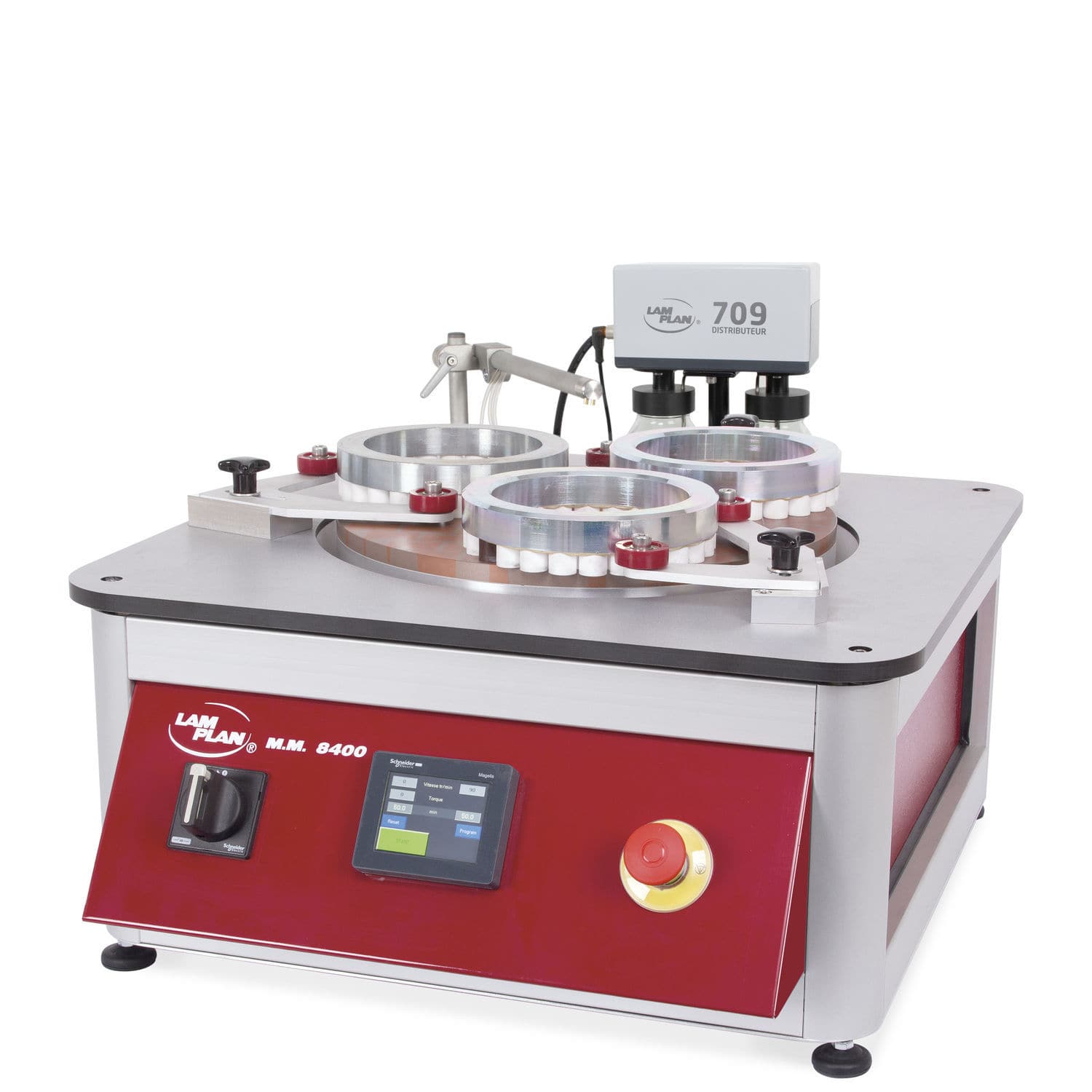 Polier-Läppmaschine - M.M. 8400 - LAM PLAN - kompakt / Flachbett