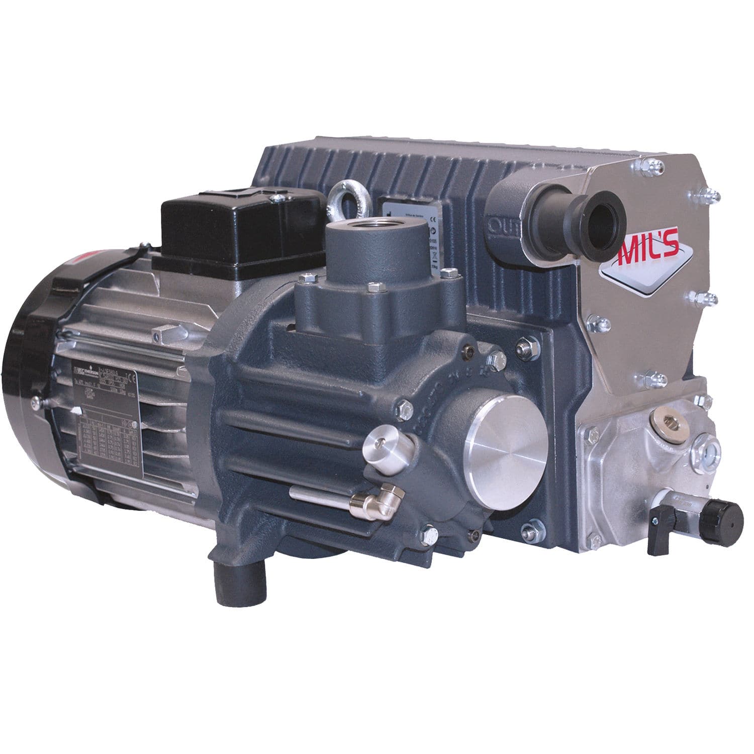 Drehschieber-Vakuumpumpe - EVISA series - MIL'S - geschmiert ...