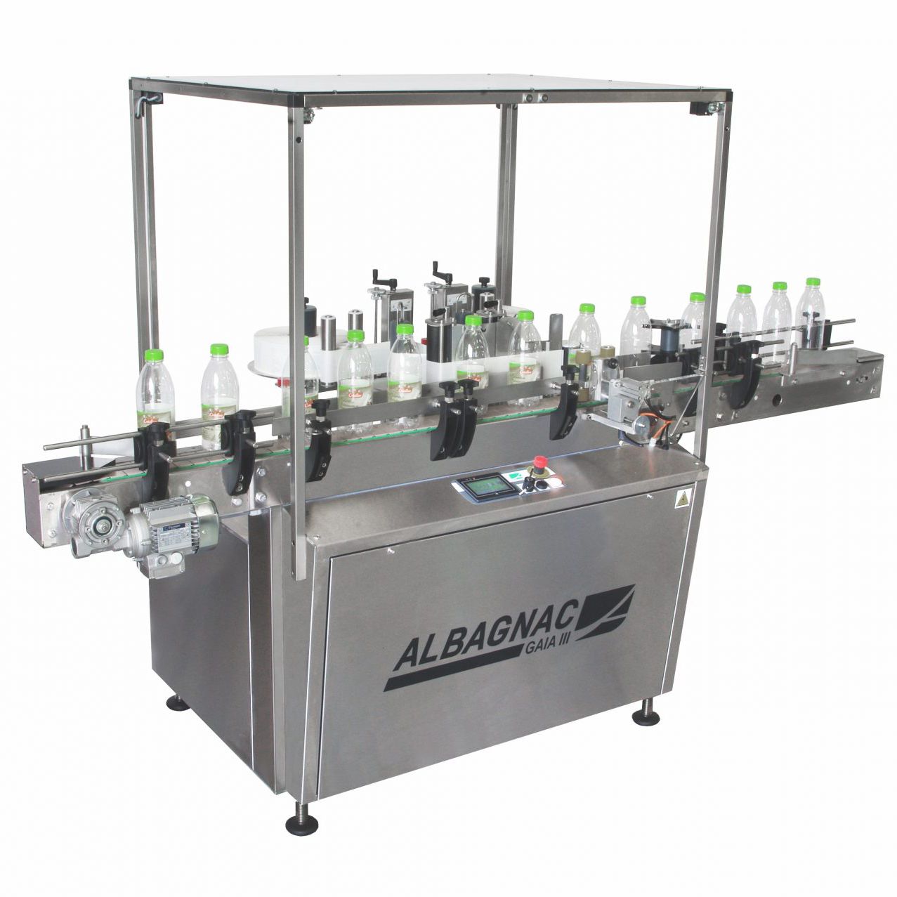 Automatische Etikettiermaschine - GAIA - Albagnac - für Flaschen ...