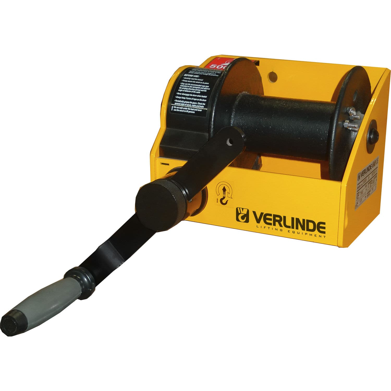 Winde mit Schnecke - M series - VERLINDE - manuell / Drahtseil / robust