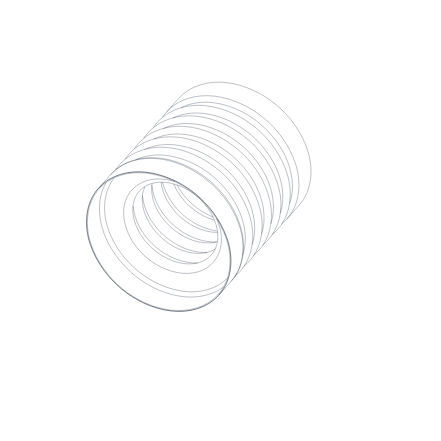 Runder Balg - HELICAL - Metall / Axial