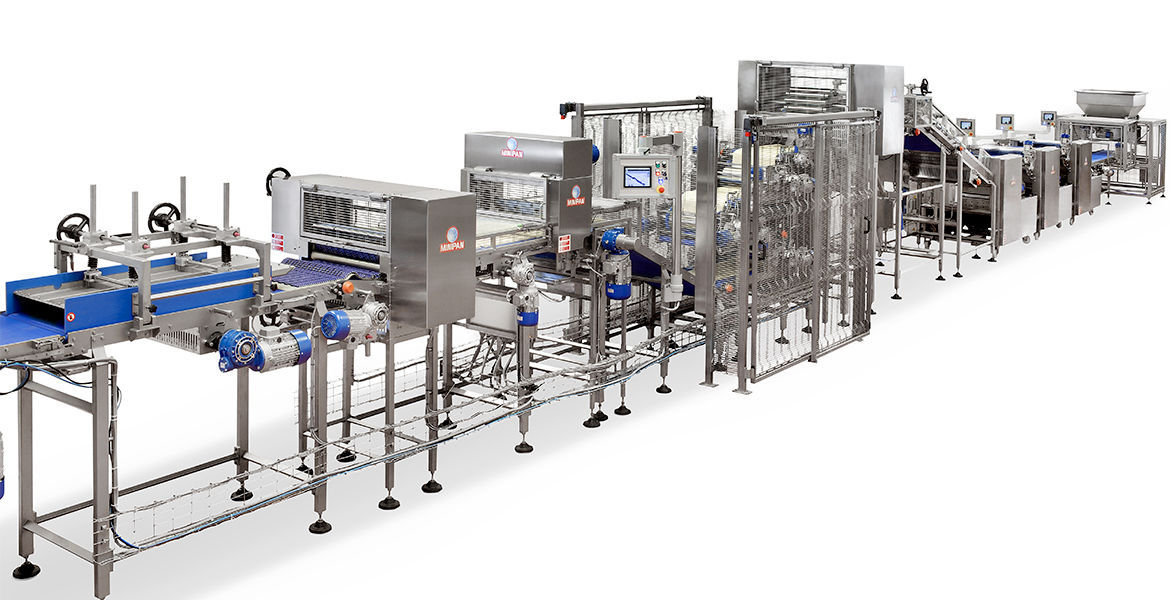 Produktionsanlage für Hotdogs - Minipan S.r.l. Food Processing Machines - Toastbrot / automatisch