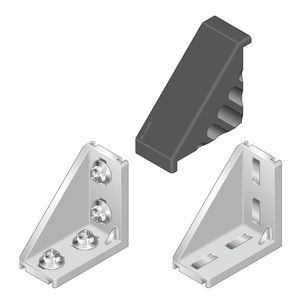 Aluminiumprofil-Halterung - 3842523525 - Bosch Rexroth - Assembly Technology - Metall / zentrierend