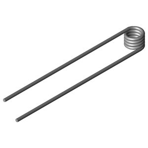 Torsionsfeder - T-16000L - GUTEKUNST FEDERN - Draht / Edelstahl