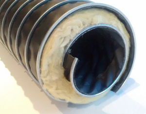 Flexibler Luftkanal - ABC - ABC FLEX - Stoff / für Lüftung / wärmegedämmt