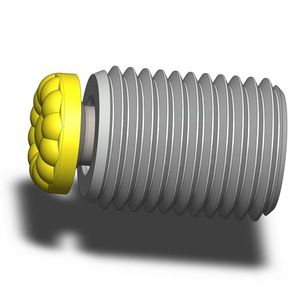 Stahl-Gewindestift - TST-0250-DC - Fairlane Products - mit Gewinde / Kugel