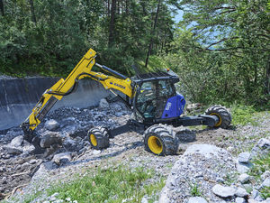 Minibagger - S12 - KAISER AG Fahrzeugwerk - Rad / Diesel / Schreit