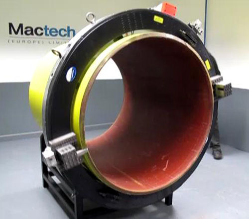 Automatische orbitale Rohrschneidemaschine - Clamshell - Mactech Europe Ltd
