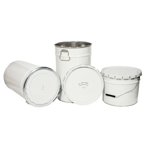 Metalleimer - 305 - HIRSCHFELD EMBALLAGES - rund / mit Deckel