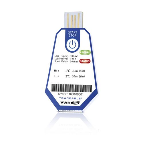 Datenlogger zum Einmalgebrauch - VWR - Temperatur / USB / ohne Display