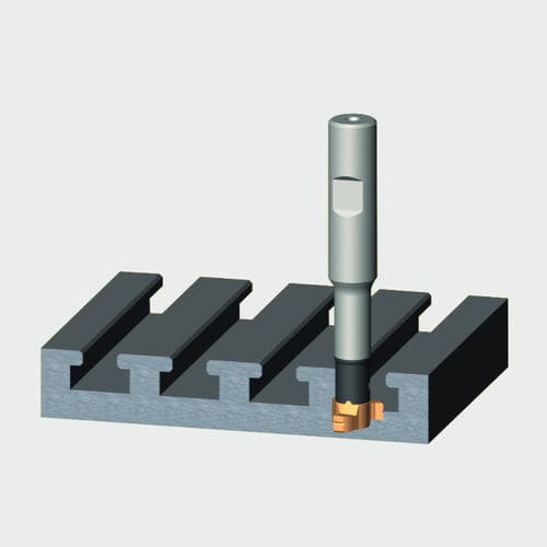 Wendeplattenfräser - M311, M313, M328 - Paul Horn - Nuten / T-Nuten ...