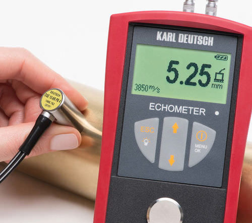 Wanddickenmessgerät - ECHOMETER 1076 BASIC - KARL DEUTSCH - tragbar / Hochauflösung