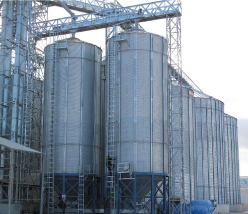 Konischer Silo - Yaşar Makine - für Getreide / Stahl