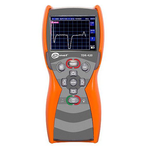 TDR-Reflektometer - TDR-420 - Sonel SA - tragbar