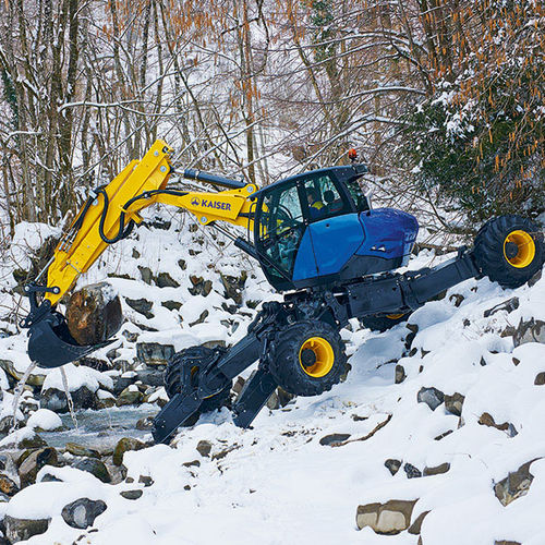 Minibagger - S12 - KAISER AG Fahrzeugwerk - Rad / Diesel / Schreit