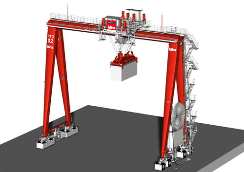 Mobiler Portalkran - RTG / ARTG - Künz GmbH - für Container / Einträger ...