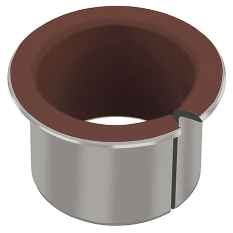 Zylinderförmiges Gleitlager - DTS10® - GGB - Stahl / Sinterbronze / PTFE