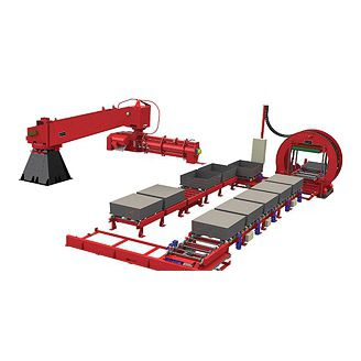 Umschlaganlage - FAST LOOP - Omega foundry machinery