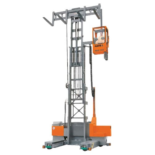 Elektrischer Seitenstapler - MU series - HUBTEX - Sitz / für enge Gänge ...