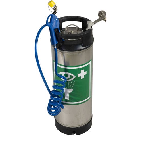 Mobile Augendusche - MB 26 - Matcon B.V. - für Außenbereich / Edelstahl