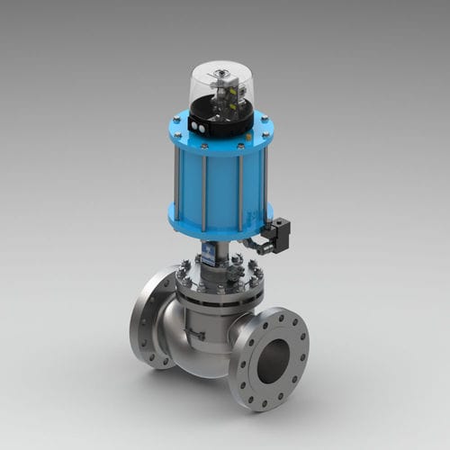 Sitzventil - KVH-HT - Kühme Armaturen GmbH - pneumatisch / für Gas ...