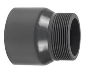 PVC-Nippel - 1.40 - Van de Lande BV - Gewinde / konisch