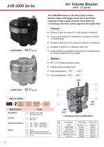 Volumen-Druckluftverstärker - AVB-2 series - POWER GENEX - Automatic Valve Accessories