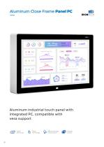 Panel-PC / Aluminiumrahmen - CPCA series - IronTech Solutions, SL - mit kapazitivem Touchscreen ...