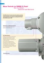 SIPOS 5 elektrische Stellantriebe - SIPOS Aktorik - PDF Katalog | technische Unterlagen | Prospekt