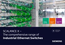 Ethernet-Switch / unmanaged - SCALANCE X-000 | SCALANCE XB-000 ...